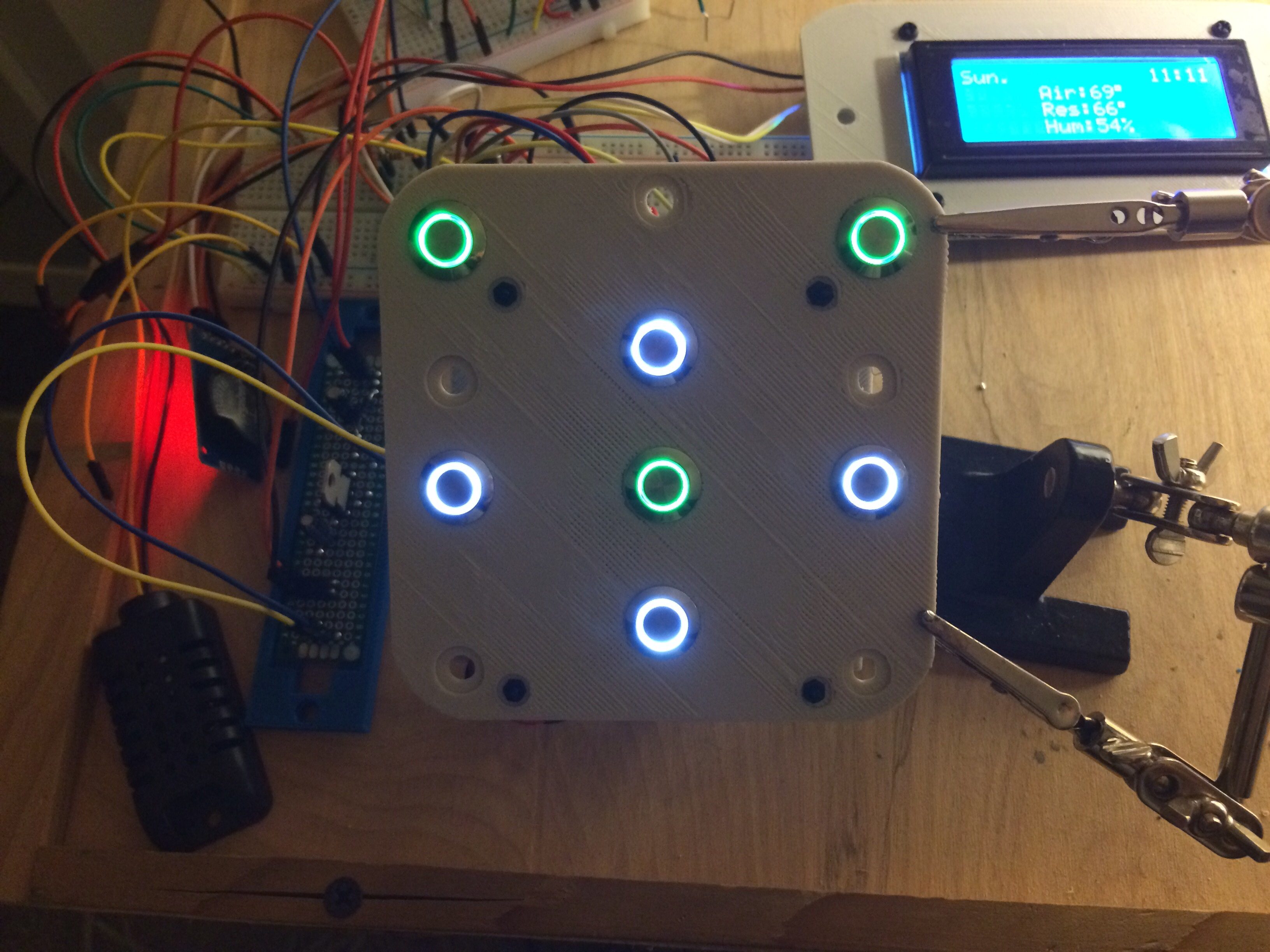 LED Push Button Mounting Jig – Taylor Walcott – Projects